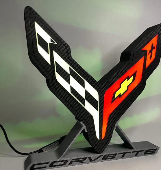 Corvette LightBox With Stand - GOAT Light Boxes