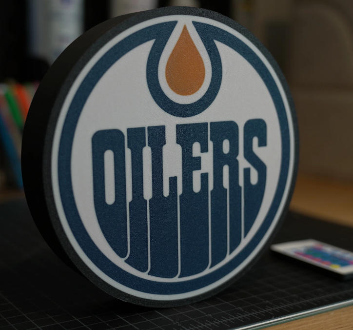 Oilers LightBox With Stand - GOAT Light Boxes